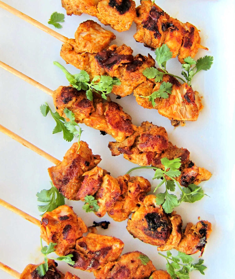 Juicy Tandoori Chicken Kebabs - The Foodie Physician