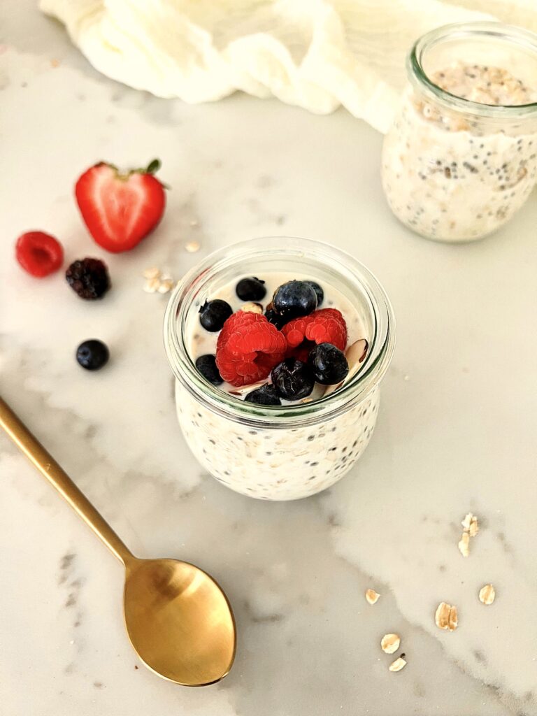 Healthy Overnight Oats for Weight Loss - The Foodie Physician