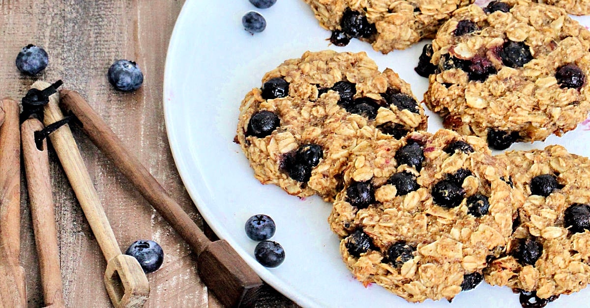 Healthy Blueberry Oatmeal Cookies - The Foodie Physician