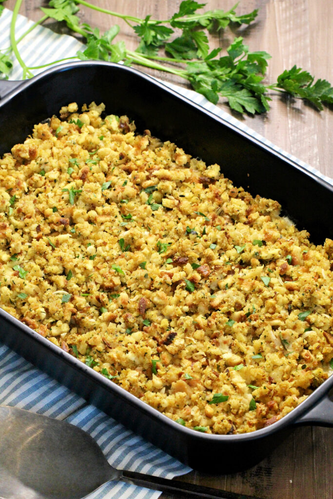 Turkey and Stuffing Casserole (Perfect for Leftover Turkey)