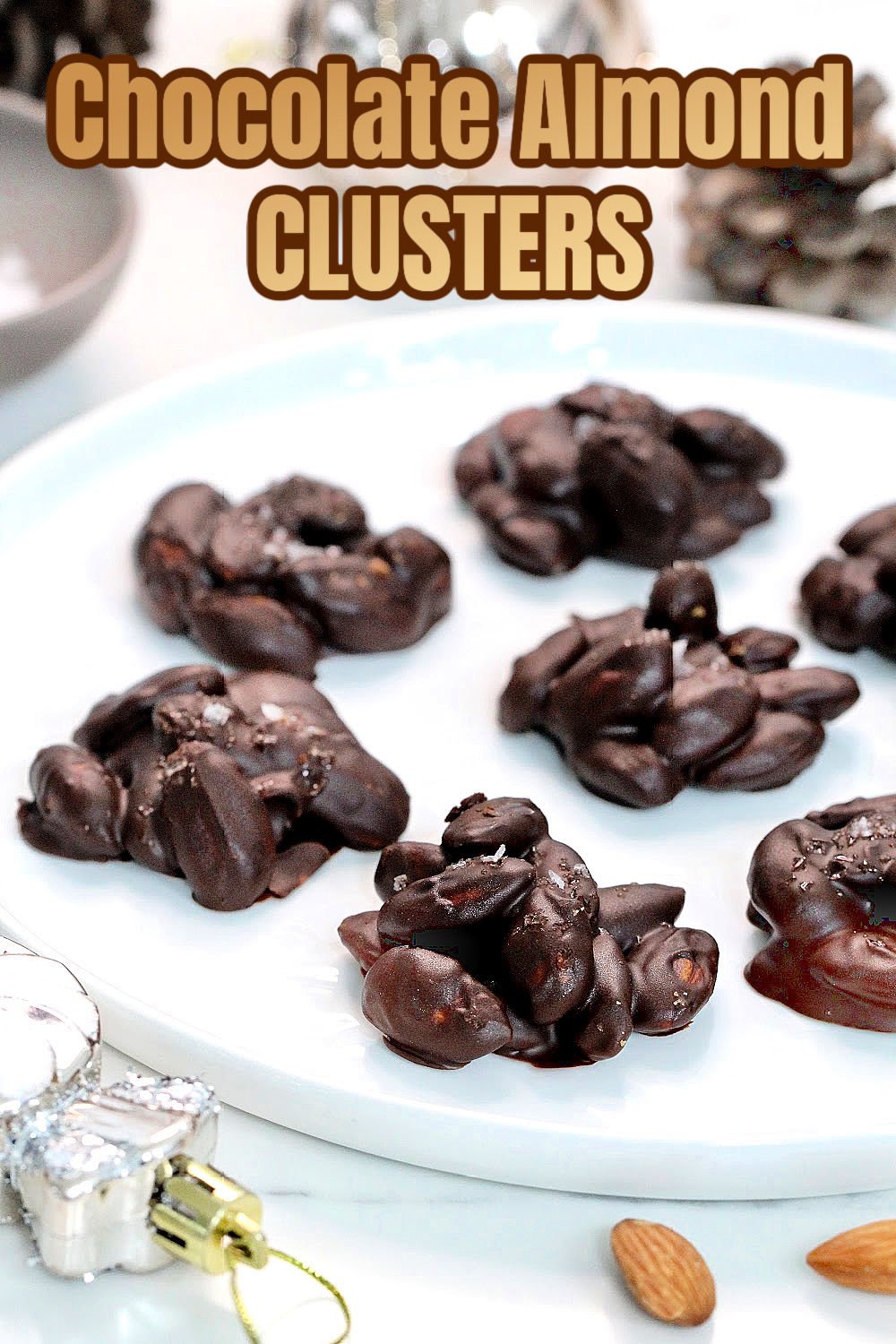 Easy Chocolate Almond Clusters (3 Ingredients)